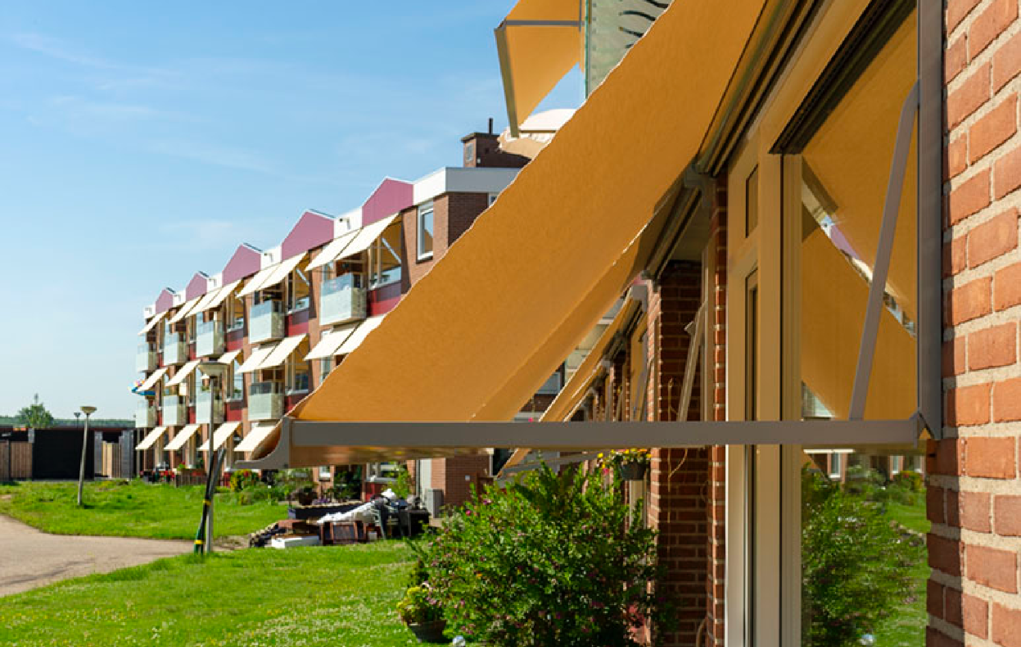 Stormvaste uitvalschermen en ritsscreens bij Marijkeflat | Lenco®